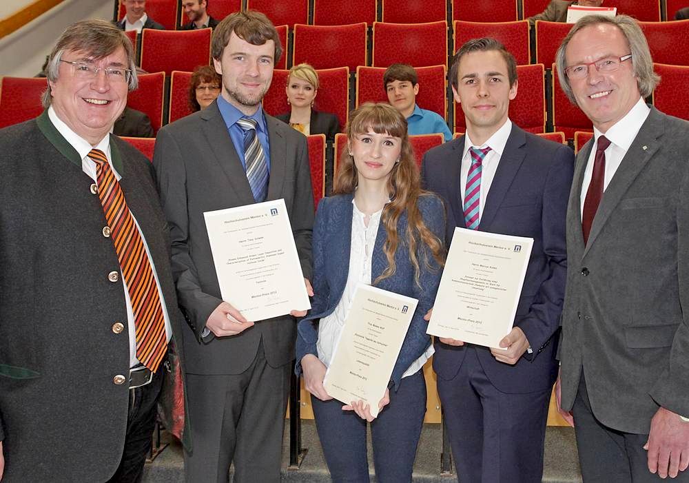Hochschulverein prämiert herausragende Abschlussarbeiten Zwickau ...